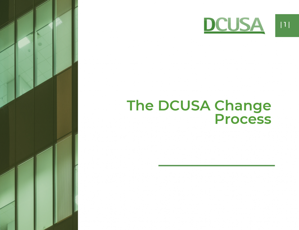 The DCUSA Change Process - Webinar - DCUSA