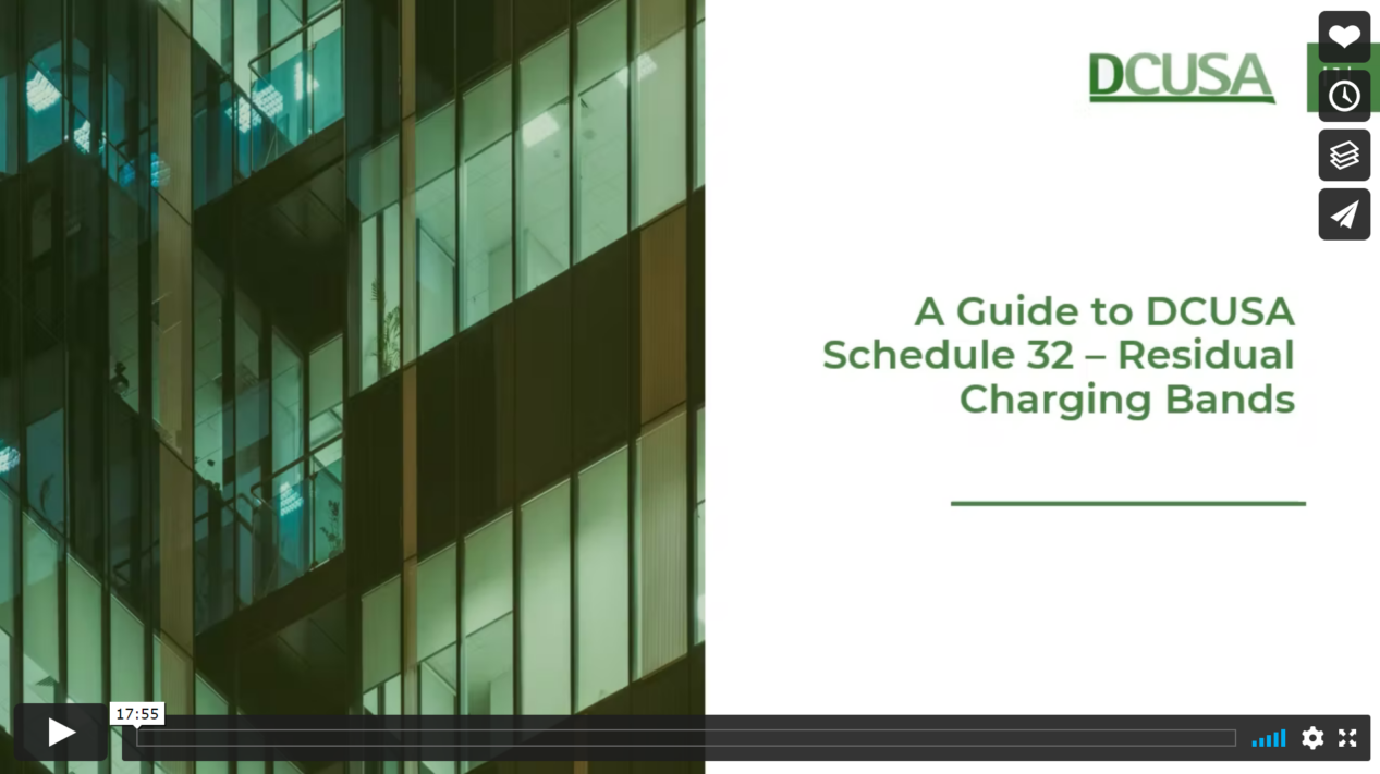 A Guide to DCUSA Schedule 32 – Residual Charging Bands - DCUSA